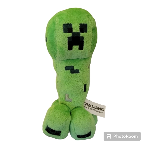 Mojang | Toys | Mojang 24 Minecraft Creeper Plush Green 8 Stuffed ...